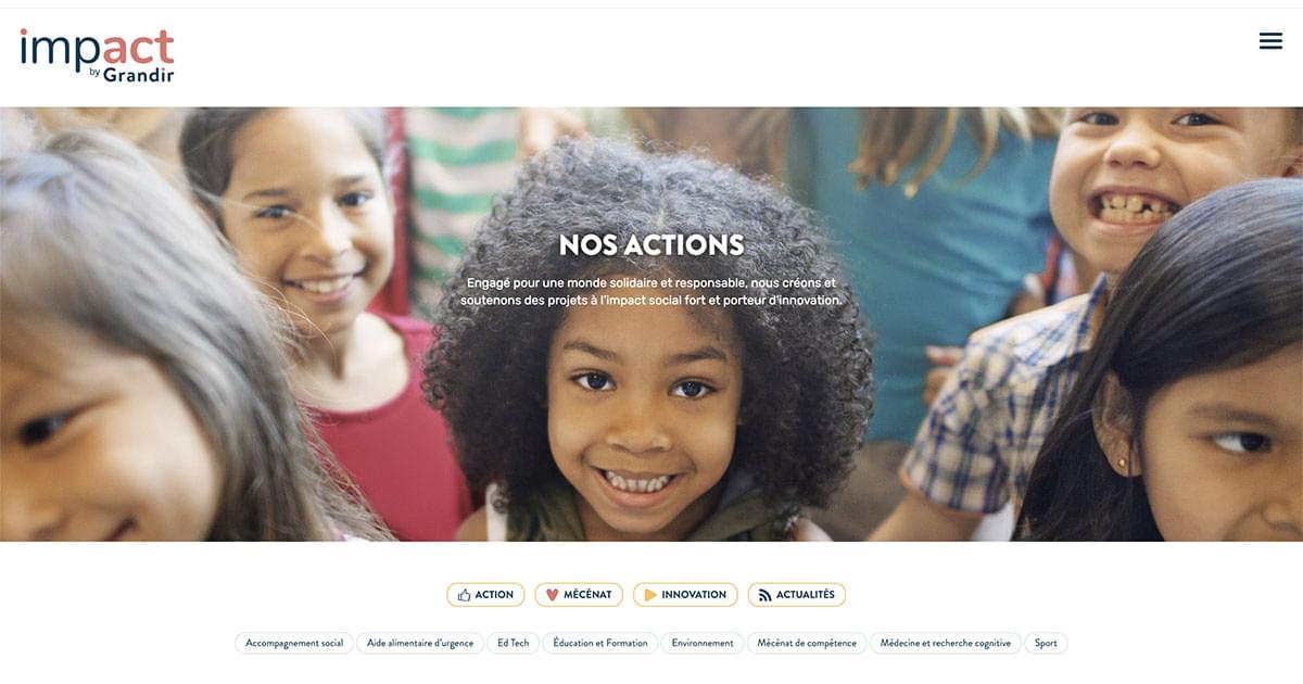 Découvrez nos actions à Impact